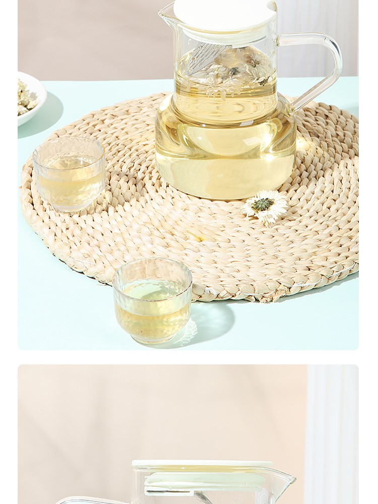 LifeVC丽芙家居官方商城:下厨--水杯水壶--耐高温玻璃花茶壶